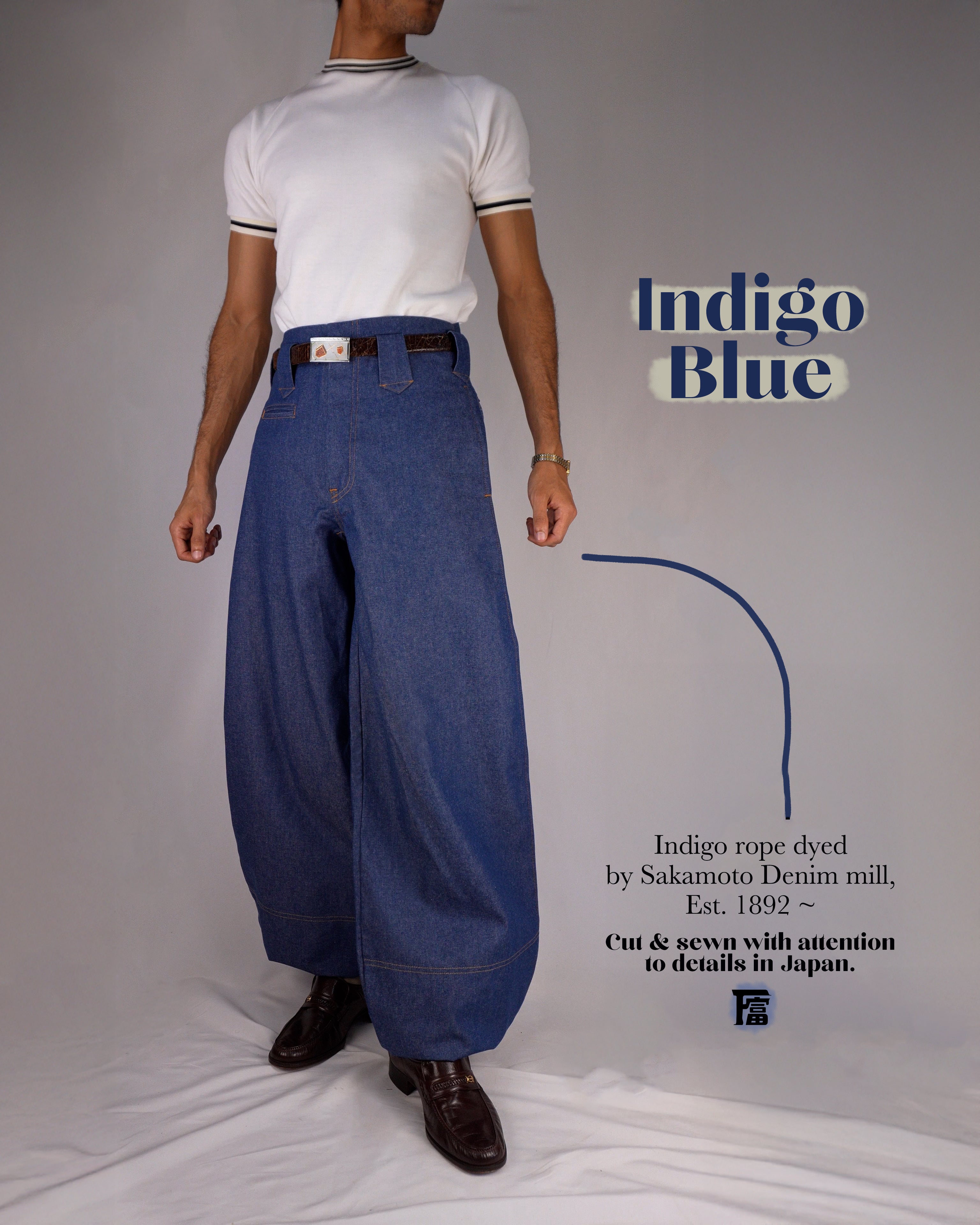 Nikka Pants II (Indigo Blue) – Fuseinatti